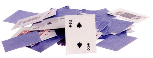 1:12 Scale Playing Cards – Mini Materials