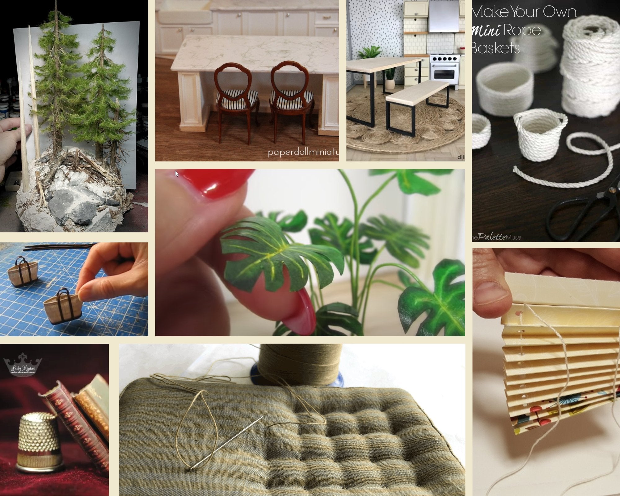 Round Up: Ten Tutorials to Jump-start Mini Making – Mini Materials