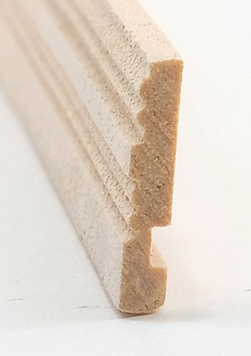 1:12 Scale Fluted Molding Baseboard Trim (1 Pack) – Mini Materials