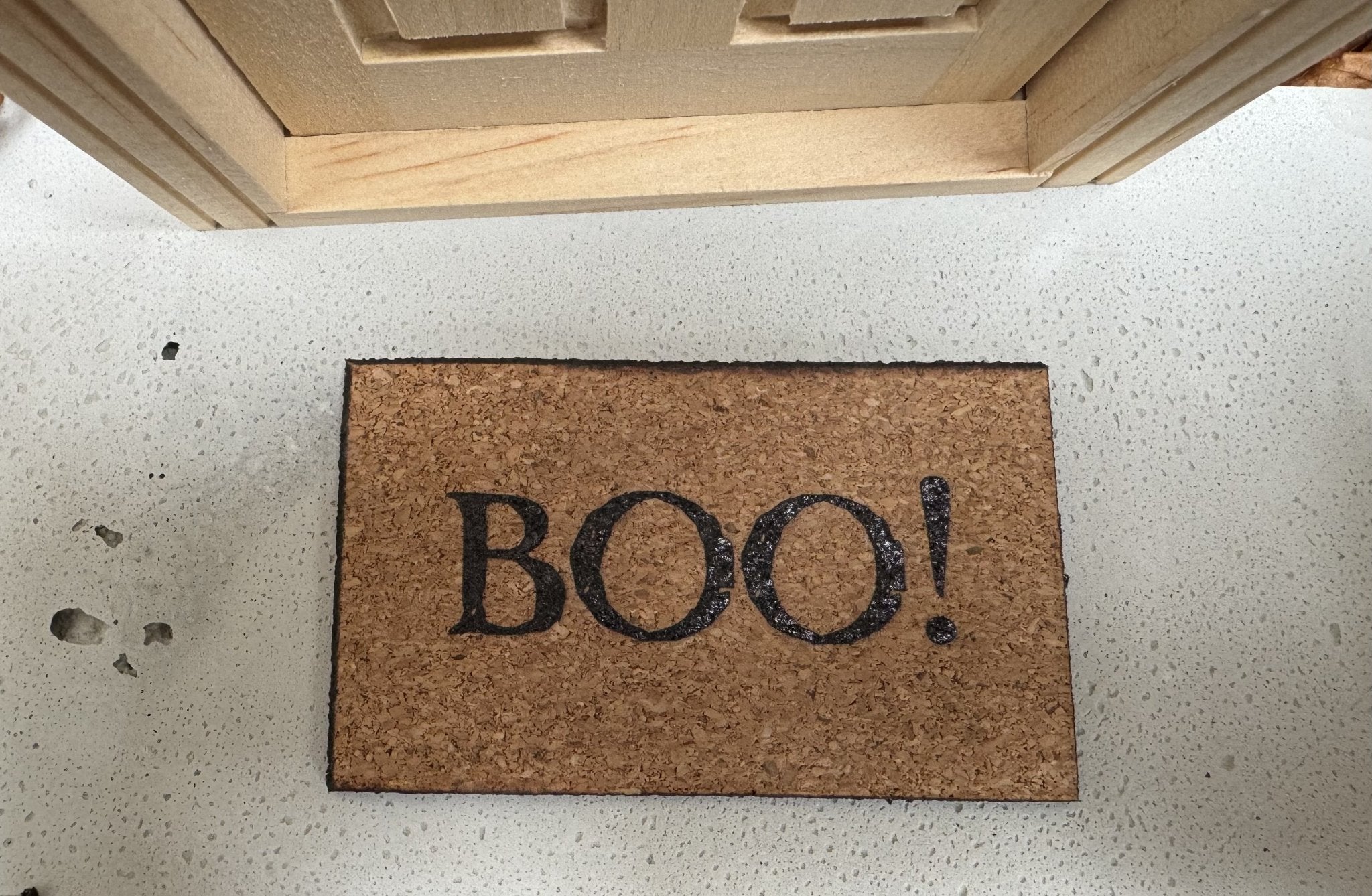 1:12 Scale Welcome Mat - BOO! – Mini Materials