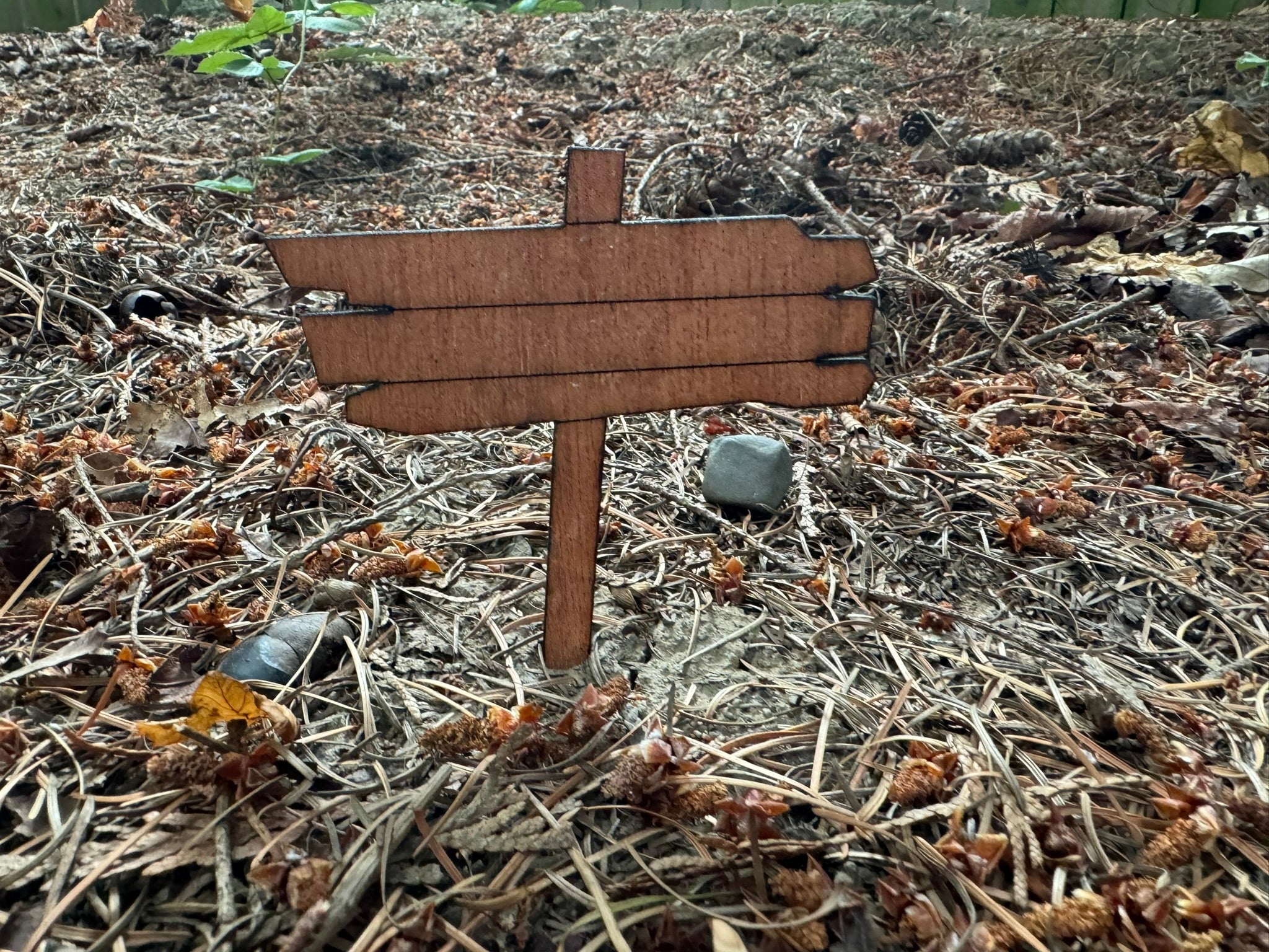 1:12 Scale Wooden Sign (blank) – Mini Materials