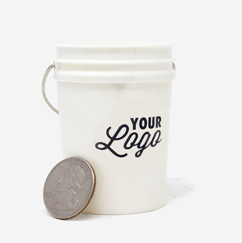Custom Printed 1:6 Scale Mini 5 Gallon Bucket – Mini Materials