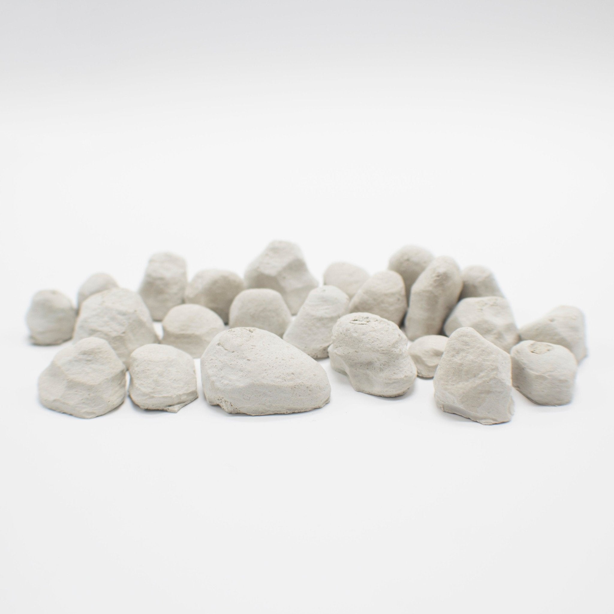 1:12 Scale Mini Cobblestones w/ Flat Side (24) – Mini Materials