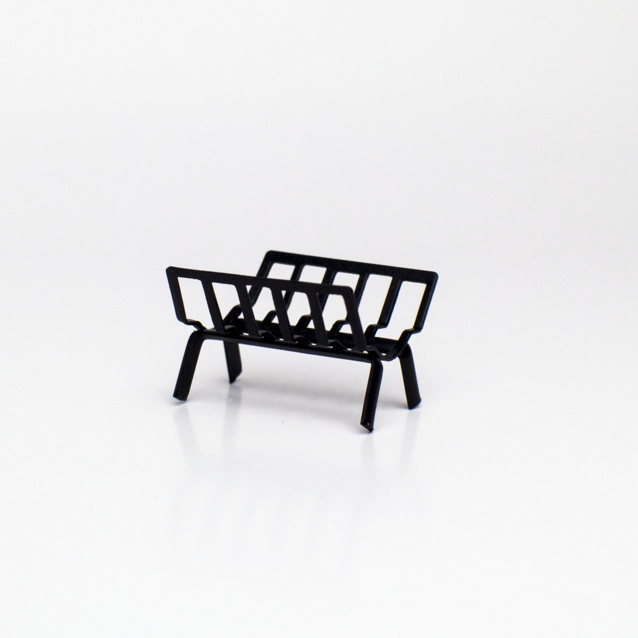 1:12 Scale Mini Metal Log Holder – Mini Materials