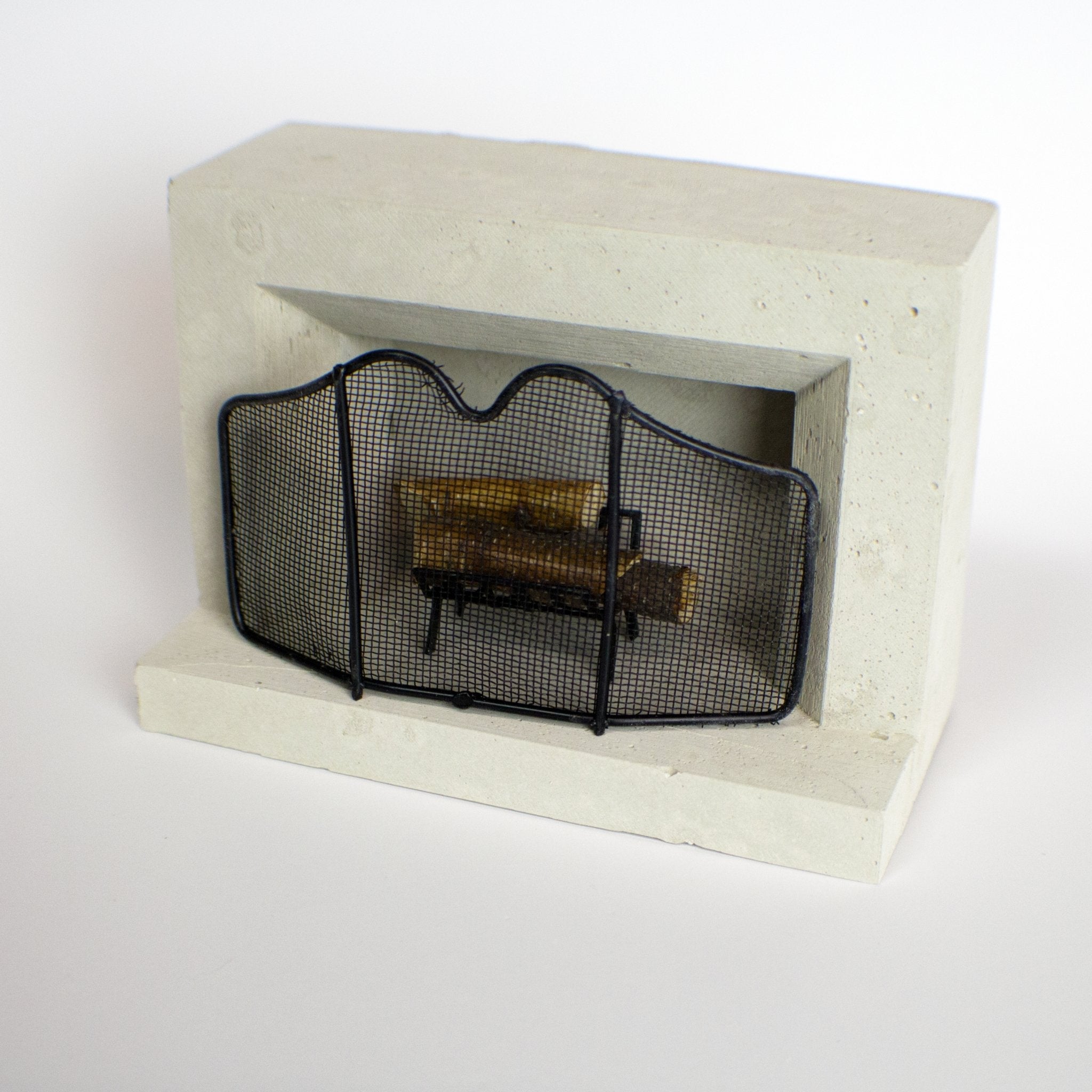 1:12 Scale Mini Modern Fireplace – Mini Materials