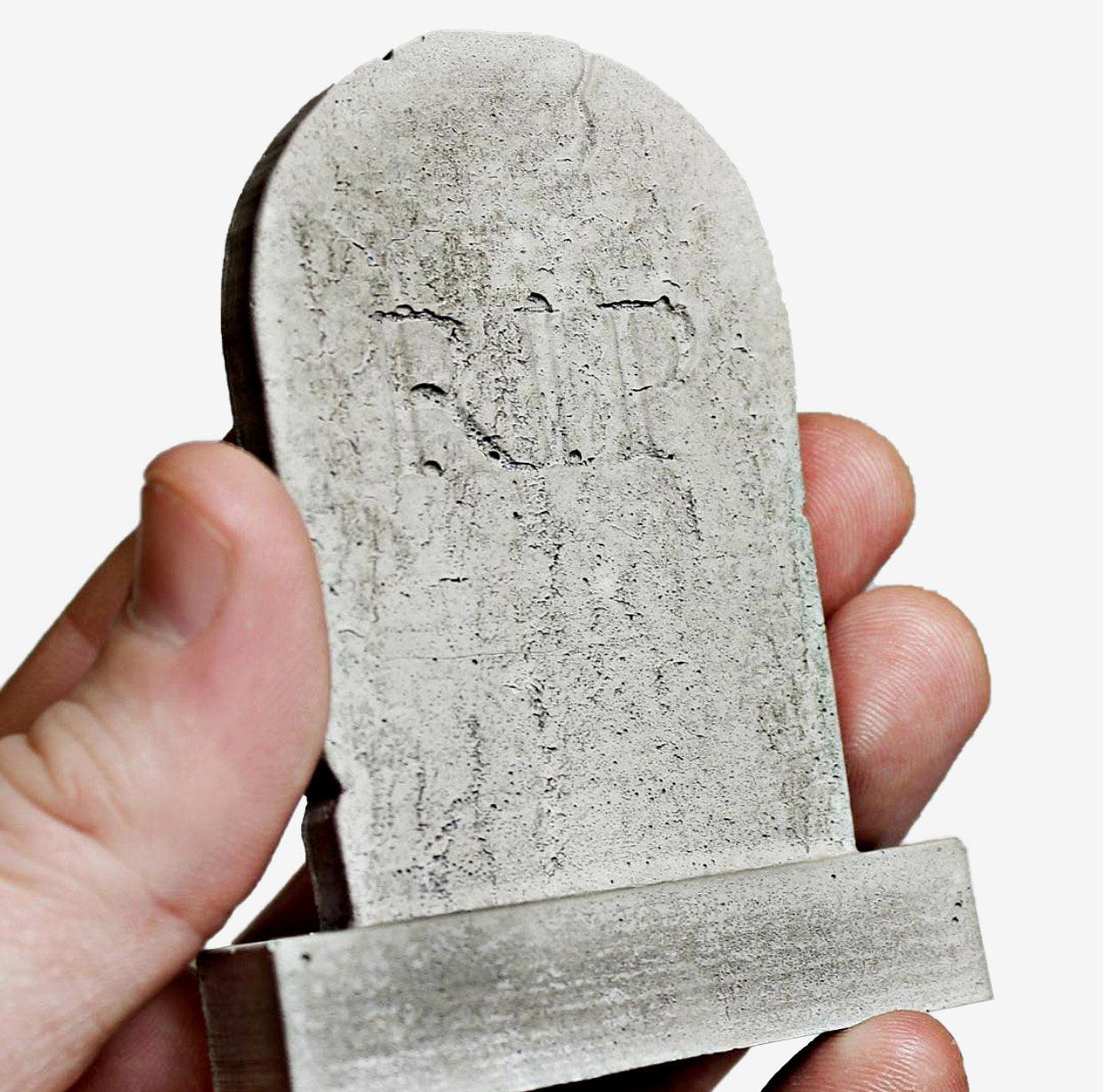 1:12 Scale Mini Tombstones (2pk) – Mini Materials
