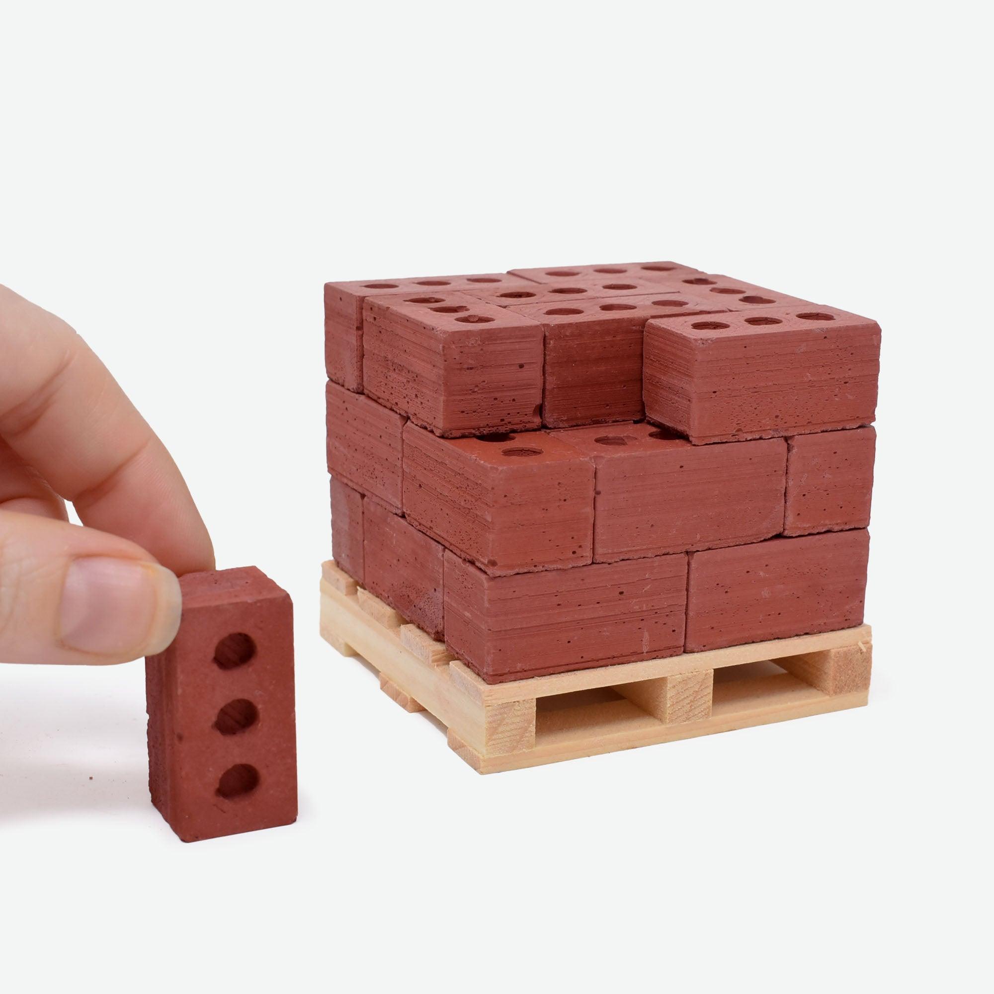 1:6 Scale Mini Red Brick Pallet (24pk) – Mini Materials