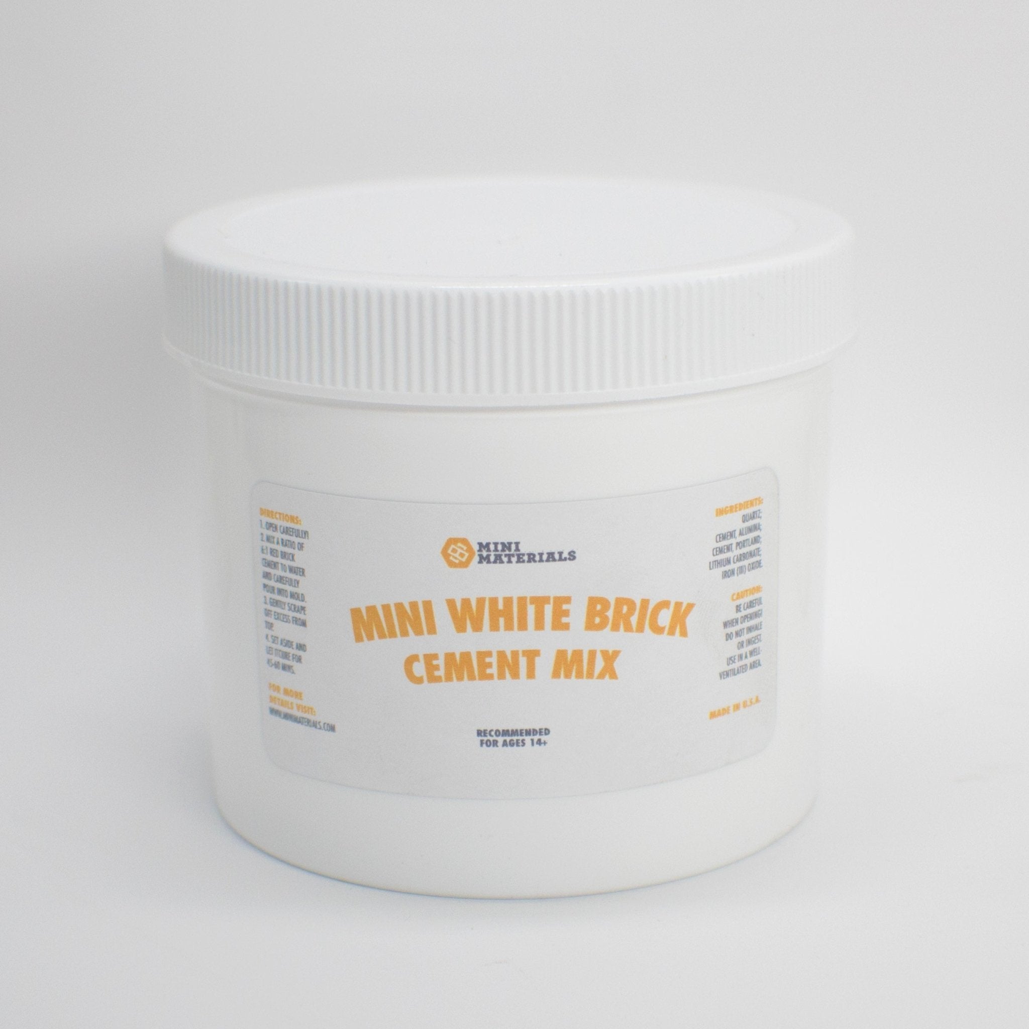 Mini White Brick Cement Mix – Mini Materials